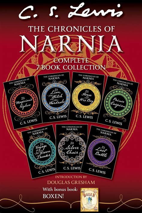 Amazon The Chronicles Of Narnia Complete 7 Book Collection All 7
