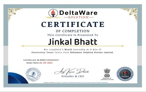 Cybersecurity Penetrationtesting Internship Ethicalhacking Internship Completed