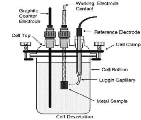 Schematic Representation Of A Similar Corrosion Cell Used For Testing