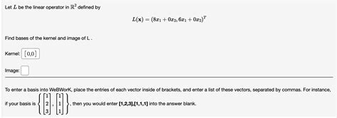 solved let l be the linear operator in r2 defined by