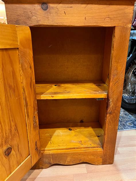 Vintage Wooden Jelly Cabinet Cupboard Small Hutch Cabinets And Hutches
