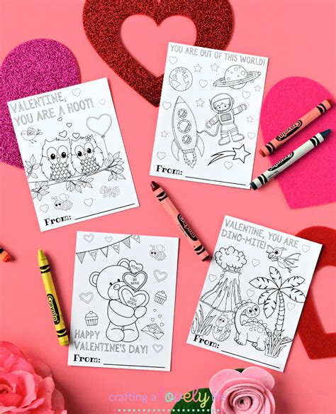 Printable Valentine Cards Coloring Pages [2025]
