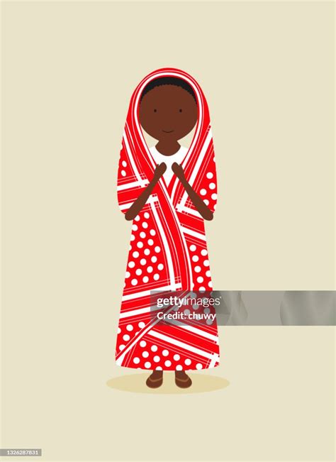 Comorian Traditional Clothing For Women High Res Vector Graphic Getty