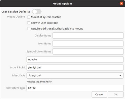 partitioning how to mount a partition for all users automatically using gui ask ubuntu