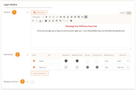 Login Notice Moreconvert
