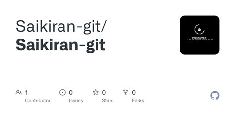 Github Saikiran Gitsaikiran Git