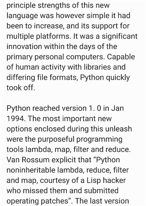 SOLUTION Brief History Of Python Programming Language Studypool