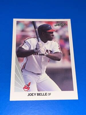 1990 Leaf Albert Joey Belle 180 Rookie Card Cleveland Indians Set