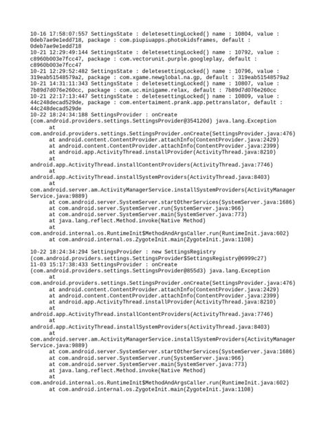 Settings Provider Pdf Java Programming Language Technology