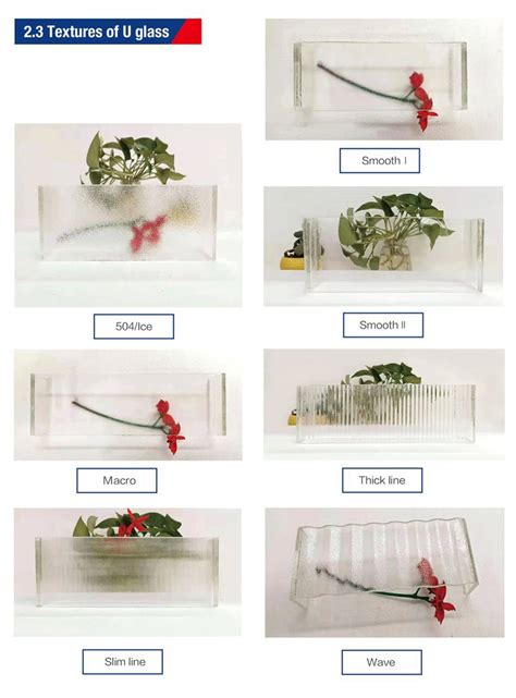 U Shaped Profile Glass China U Shaped Profile Glass Manufacturers