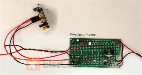 Simple Automatic Motion Sensor Light Circuit ElecCircuit Com