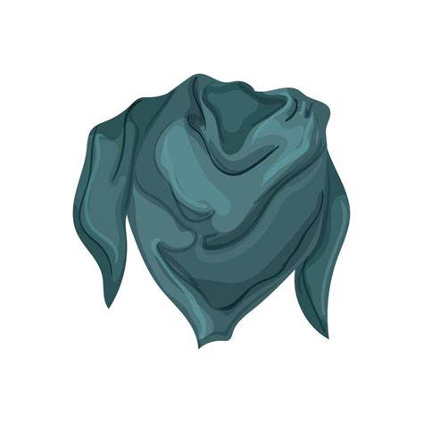 Portrait Scarf Women Cartoon Vector Illustration 17414901 Vector Art At