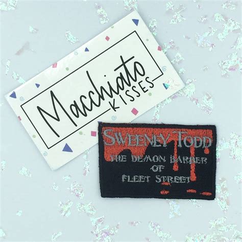 Sweeney Todd Patch Etsy