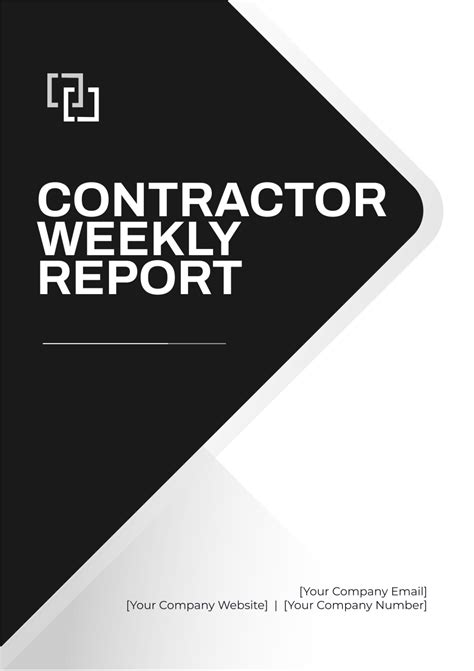 Free Contractor Weekly Report Template To Edit Online