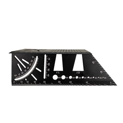 Aluminum Alloy Multifunctional Angle Ruler With 45 Grandado