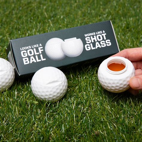 Golf Shots The Golf Ball Shaped Shot Glasses Made By Sport Shots