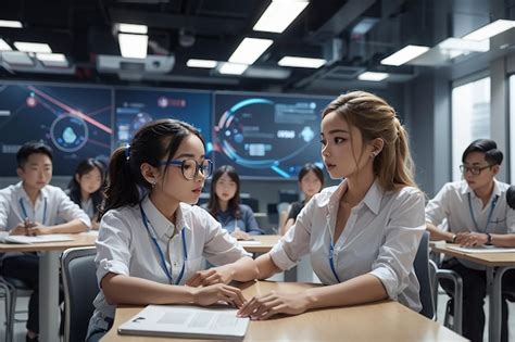 Premium Photo The Future Of Language Education Multilingual