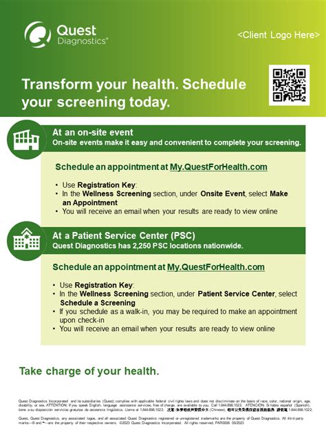 Quest Diagnostics Custom Marketing Material Request