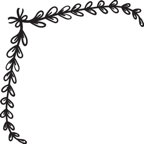Leaf Corner Border Vector Art Icons And Graphics For Free Download