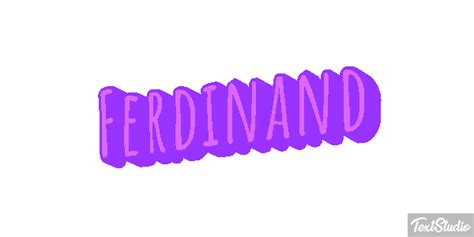 Ferdinand Name Animated  Logo Designs