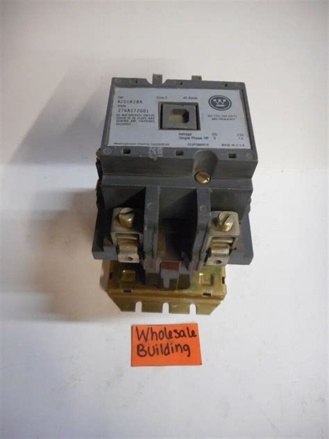 Westinghouse Contactor A201k2ba Size 2 45a 115230v Single Phase