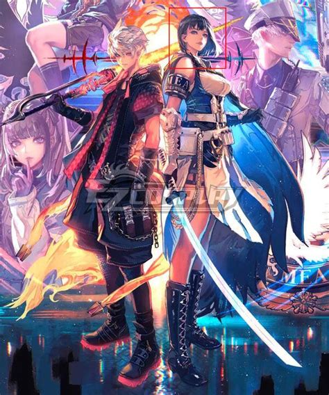 Reynatis Sari Nishijima Blue Cosplay Wig