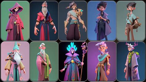 Artstation 4000 Stylized Rpg Classes Reference Pack Mega Bundle 4k V3 Artworks
