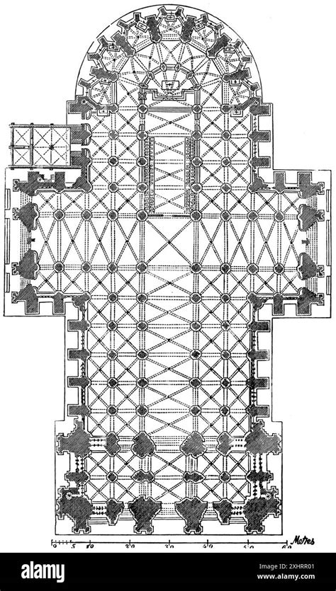 Basic Floor Plan Gothic Cathedral Cathedral Floor Plan Hi Res Stock