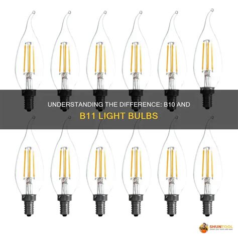 Understanding The Difference B10 And B11 Light Bulbs Shuntool