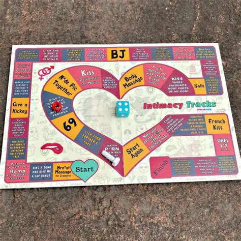 Intimacy Tracks Naughty Board Game For Couples Party And Fun