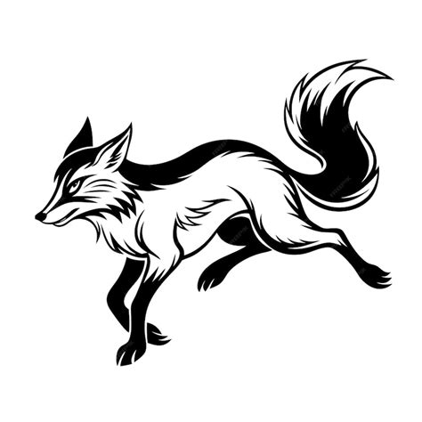Fox Pouncing Svg Premium Ai Generated Vector