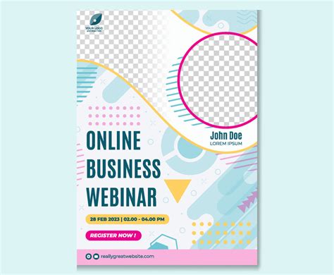 Online Workshop Poster Template