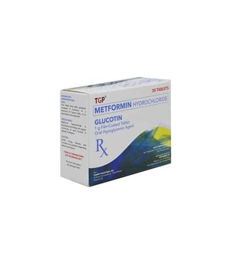 Rx Glucotin Metformin Tab 1g