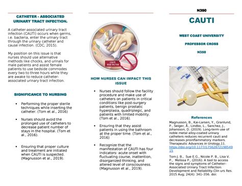 Poster Assignment N350 New Catheter Associated Urinary Tract