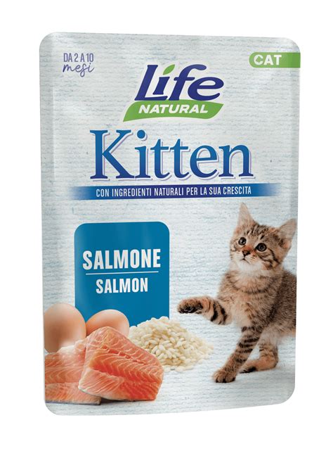 Busta 70gr Kitten Salmone Life Natural
