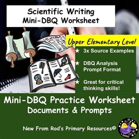 Methods And Procedures Mini Dbq 4th Grade Scientific Writing