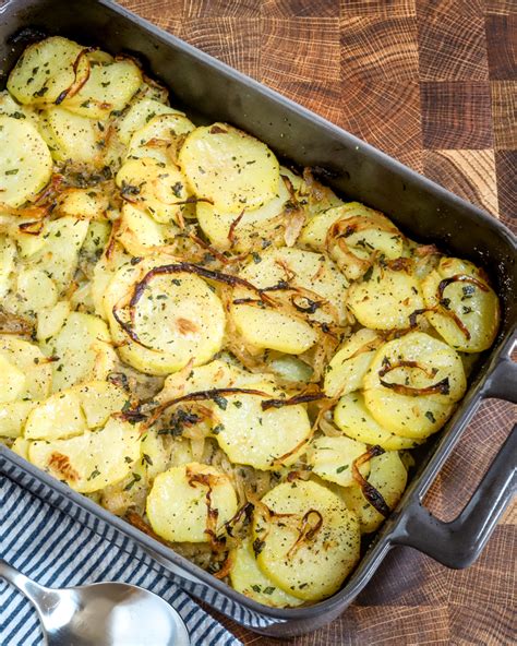 Baked Lyonnaise Potatoes Classic Recipes
