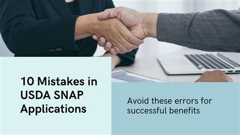 10 Common Mistakes To Avoid In The Usda Snap Application Process
