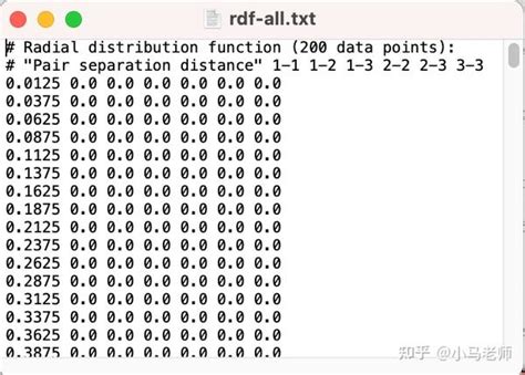 Lammps后处理：python Ovito编程计算不同原子对的rdf 知乎