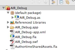 Air Application Descriptor Not Found With Flash Professional Project In Flash Builder