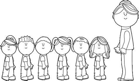 Preschool Clip Art Black And White