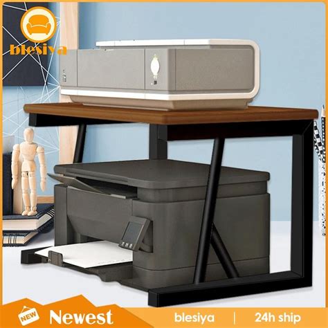 Blesiya Desktop Printer Printer Riser Under Desk Copier Holder Desk
