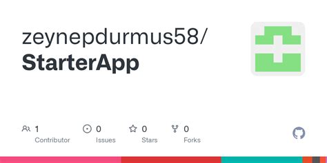Github Zeynepdurmus58starterapp