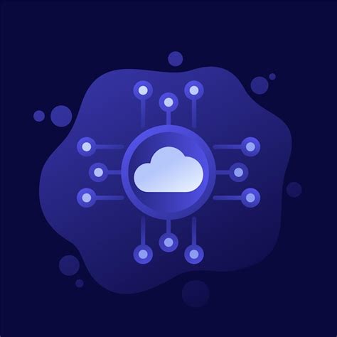 Premium Vector Cloud Platform Icon Vector Design