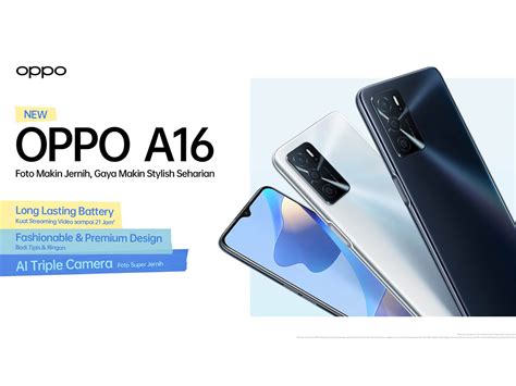 Oppo A Desain Stylish Baterai Tahan Lama Oppo Indonesia