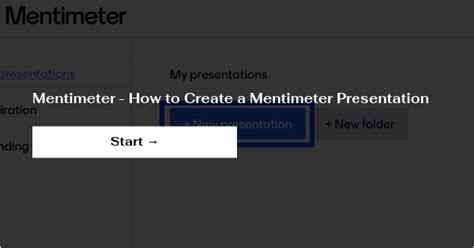 Mentimeter How To Create A Mentimeter Presentation