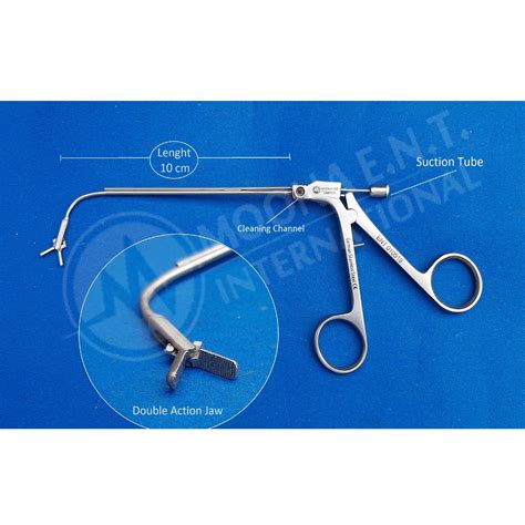 Precision Biopsy Grasping Forcep W Cleaning And Suction Insert Moona E