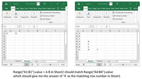 Excel Get Row Number That Matches A Set Of Values Of Range In VBA Stack Overflow