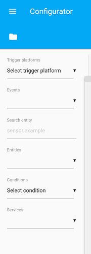Events And Entities Dont Show Up In Configurator Drop Down Configuration Home Assistant