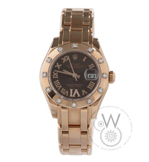Rolex Pearlmaster 34 Everose Gold